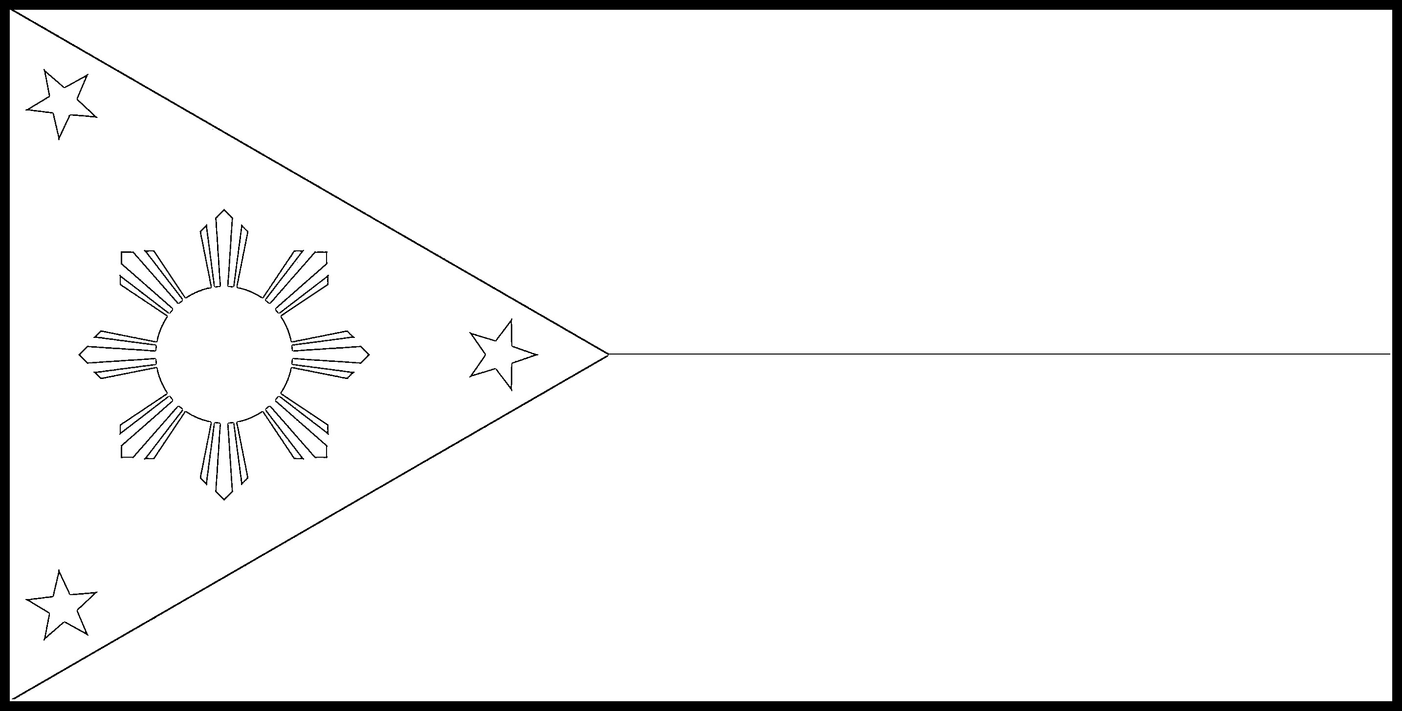 How To Draw The Philippine Flag - Design Talk