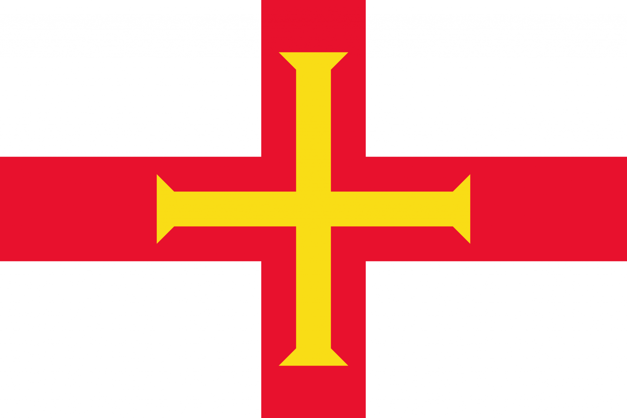 Guernsey Flag Vector – Free Download – Flags Web