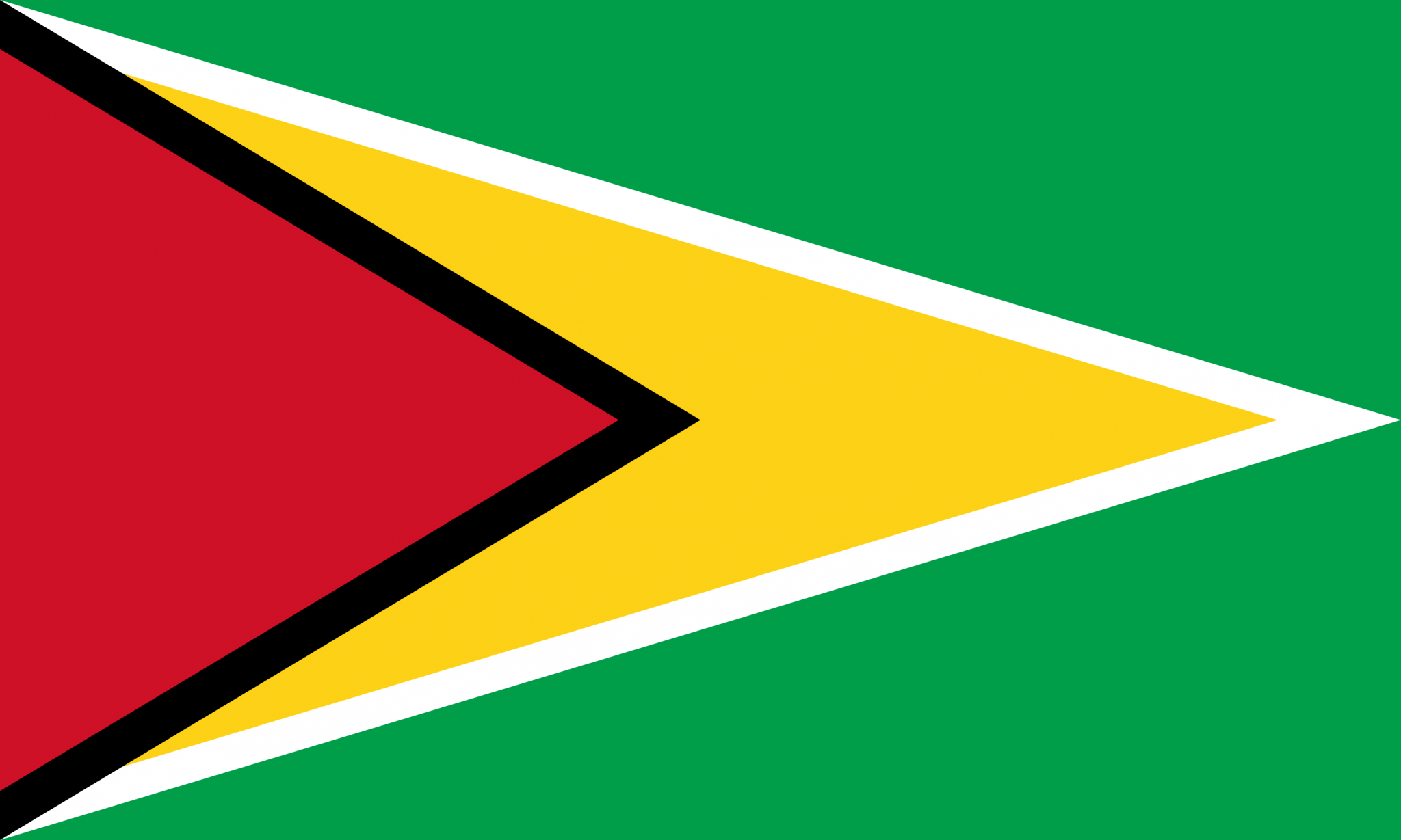 Guyana Flag Vector – Free Download – Flags Web