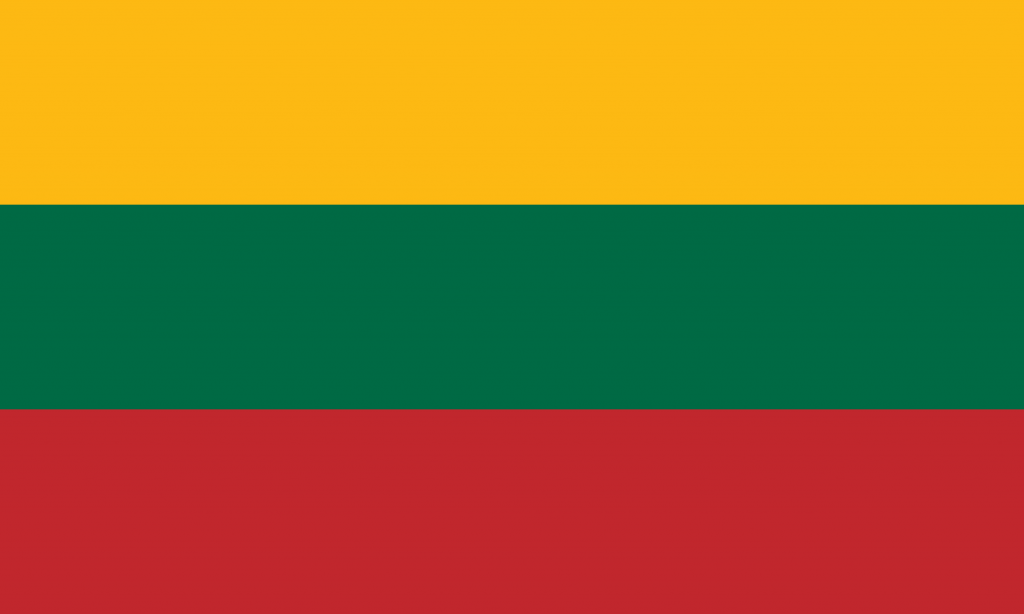 Lithuania Flag Colours – Flags Web