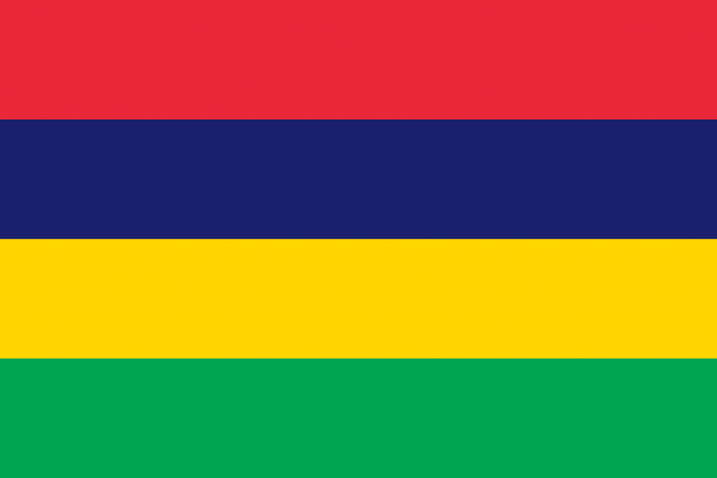 Mauritius Flag Colouring Page – Flags Web