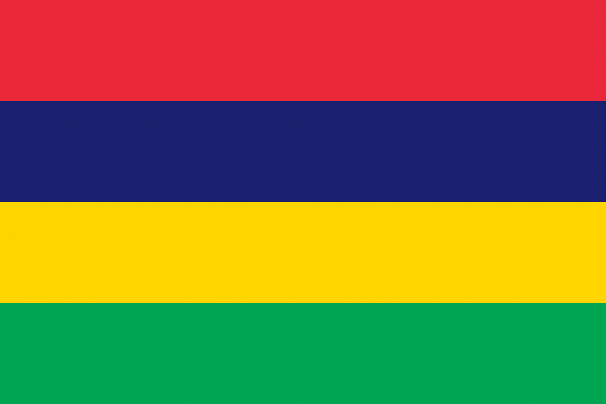 Mauritius Flag Colouring Page – Flags Web