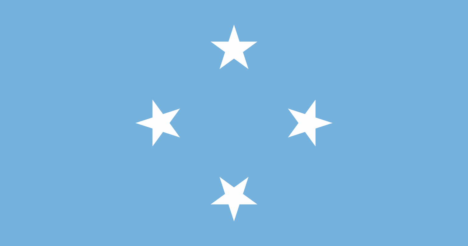 Micronesia Flag Colouring Page – Flags Web