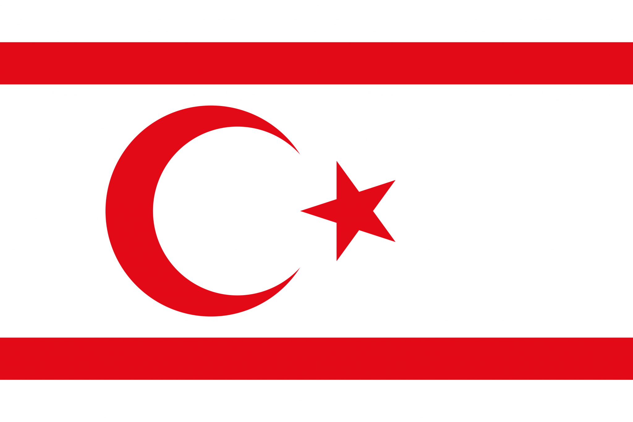 Turkish Republic of Northern Cyprus Flag Colouring Page – Flags Web