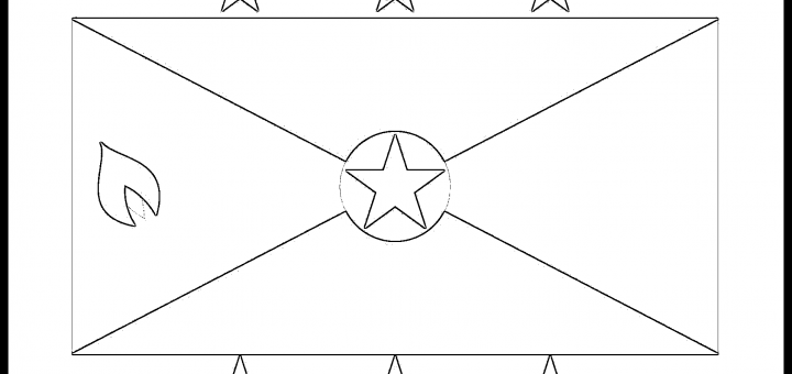 Flag Colouring Page – Page 34 – Flags Web