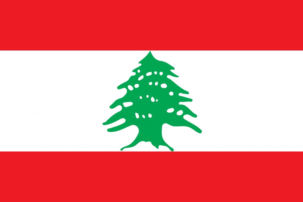 Lebanon Flag Colouring Page – Flags Web