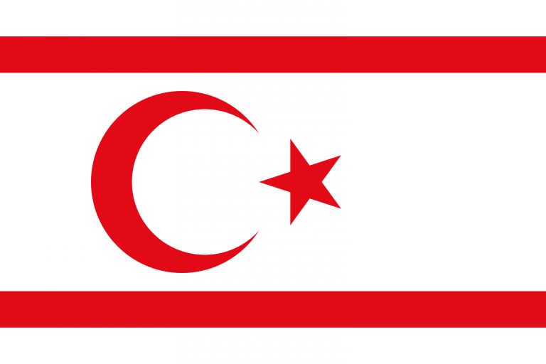 Turkish Republic of Northern Cyprus Flag Colouring Page – Flags Web